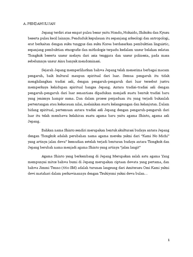 Agama Shinto | PDF | Ilmu Sosial | Agama & Spiritualitas