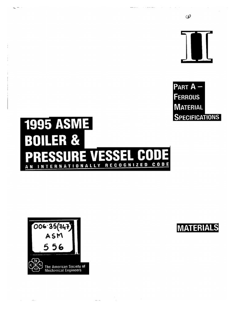 ASME II - Part A - Ferrous Material Specifications PDF | PDF
