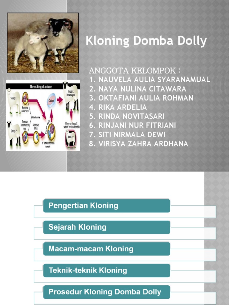 Kloning Domba Dolly Pdf