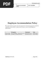 Staff Accomodation Policy | PDF | Lease | Ac Power Plugs And Sockets