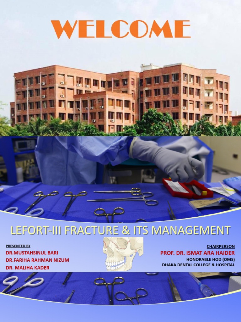 Le Fort III Fracture Management Guide | PDF | Human Head And Neck ...