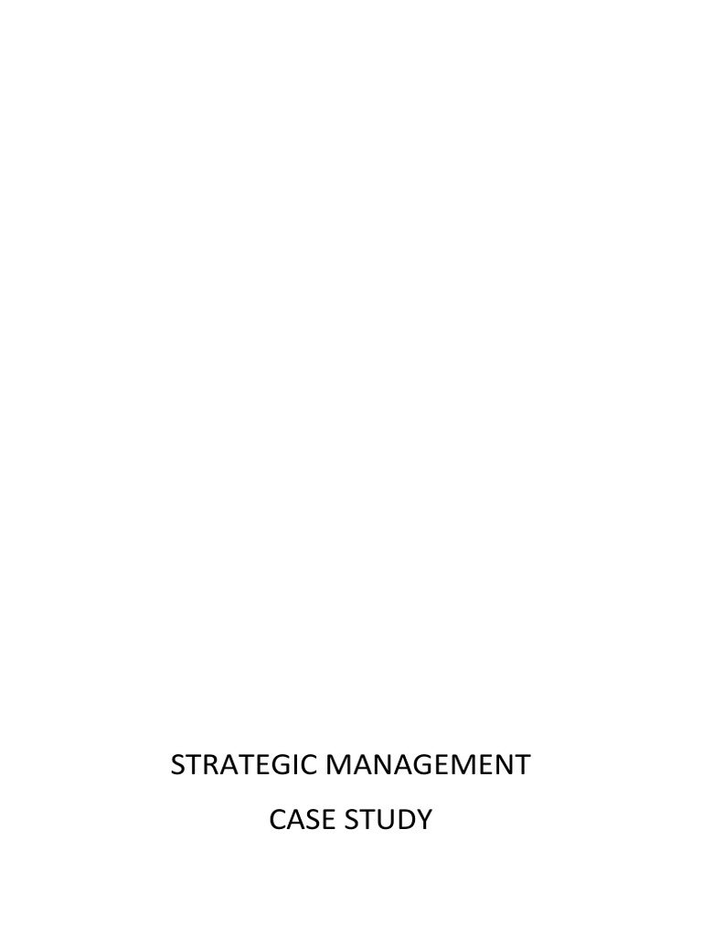 Strategic Management Case Studies 4th Sem MBA | PDF | Takeover | Human ...