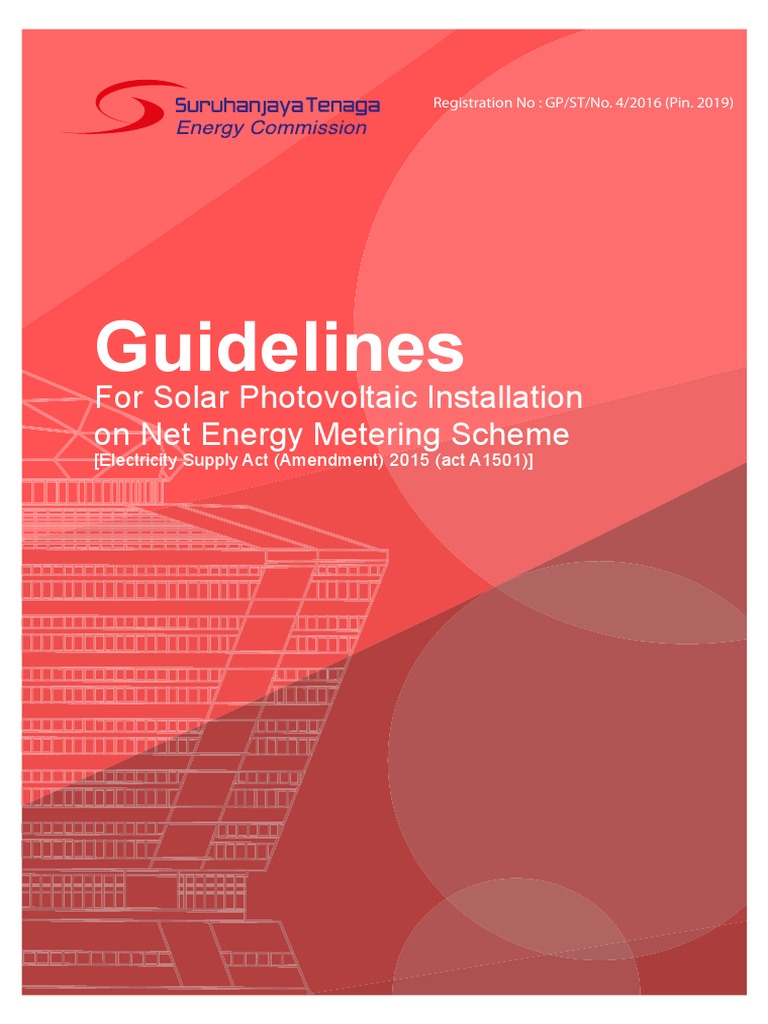 Appendix 1 - Malaysia ST (EC) Guidelines - For - Solar - Photovoltaic ...