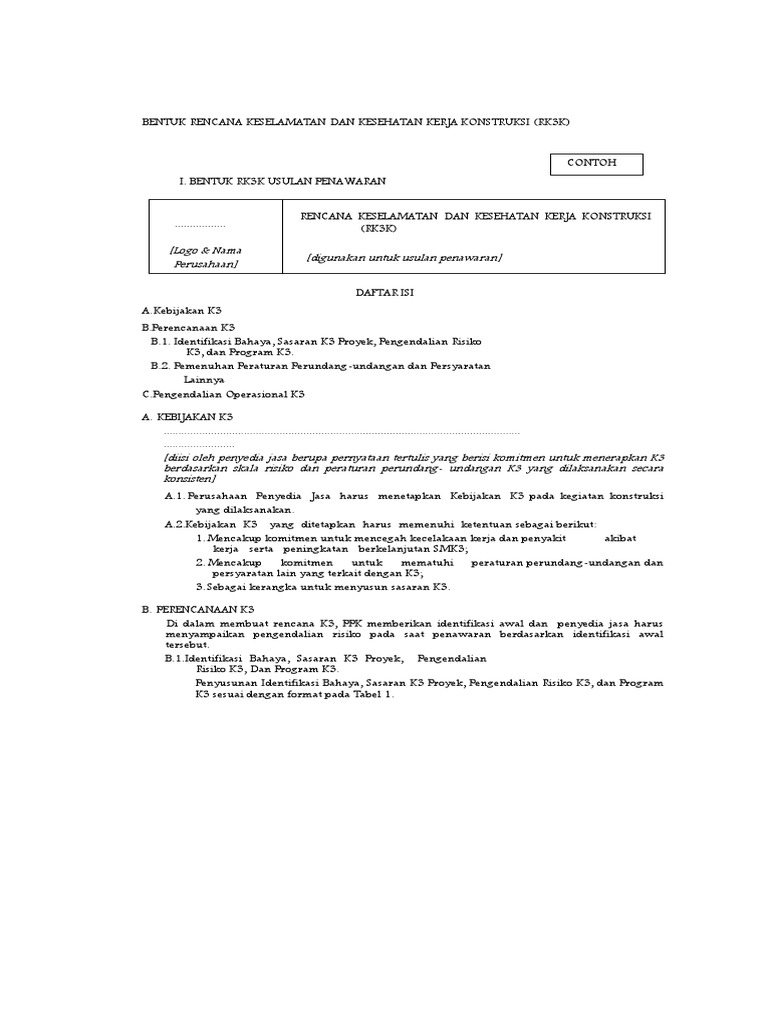 Format K3 Pdf Pdf