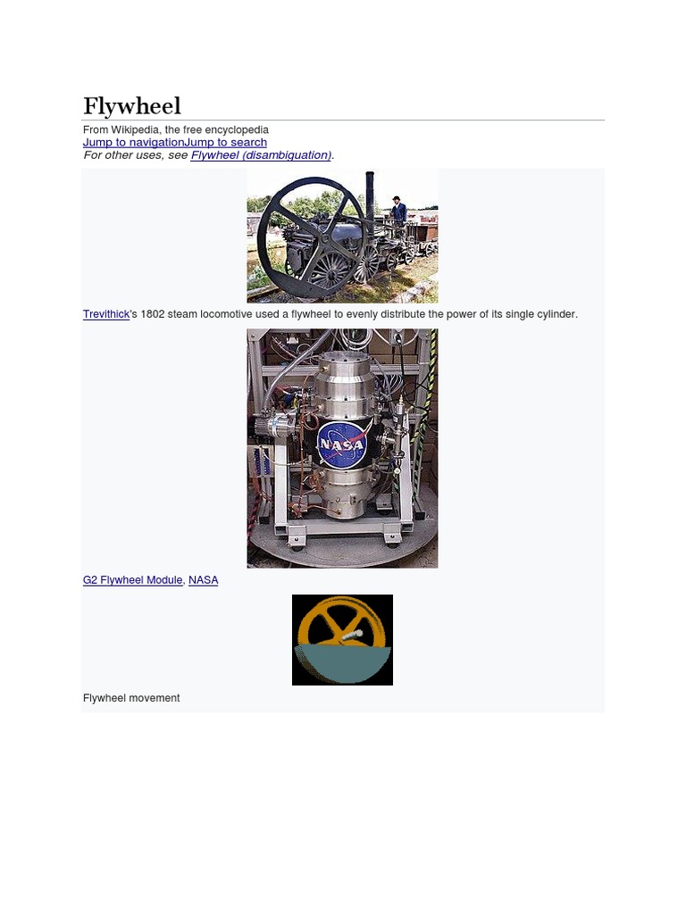 Flywheel Pdf Torque Mechanical Engineering