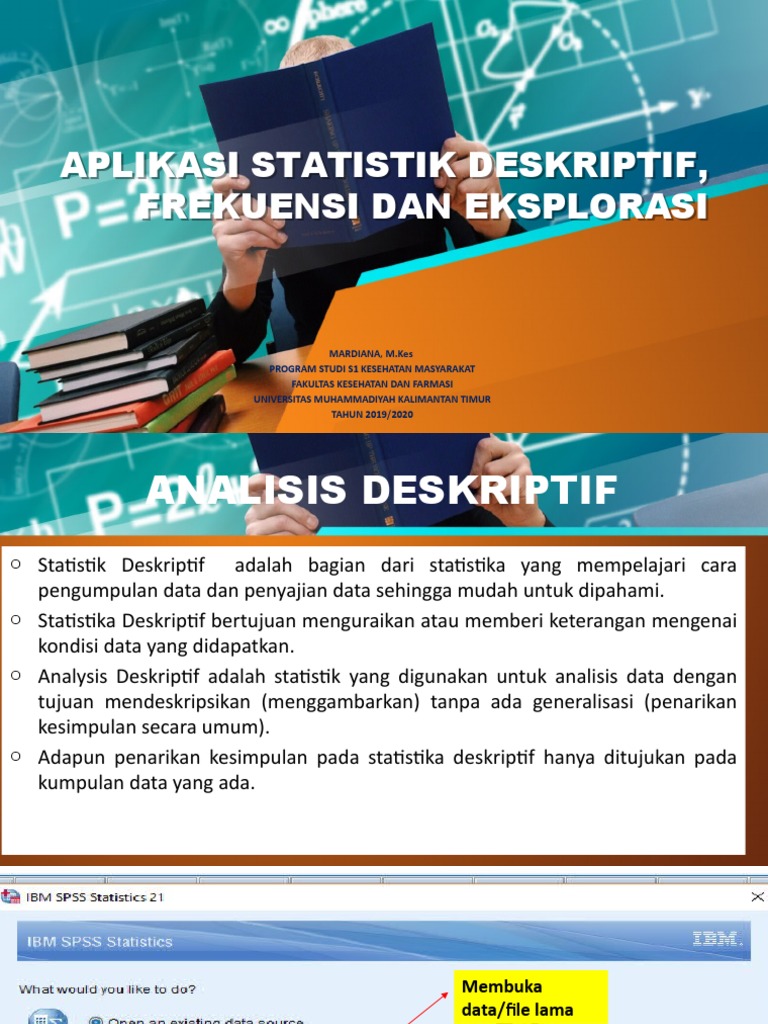 Aplikasi Statistik Deskriptif, Frekuensi Dan Eksplorasi | PDF