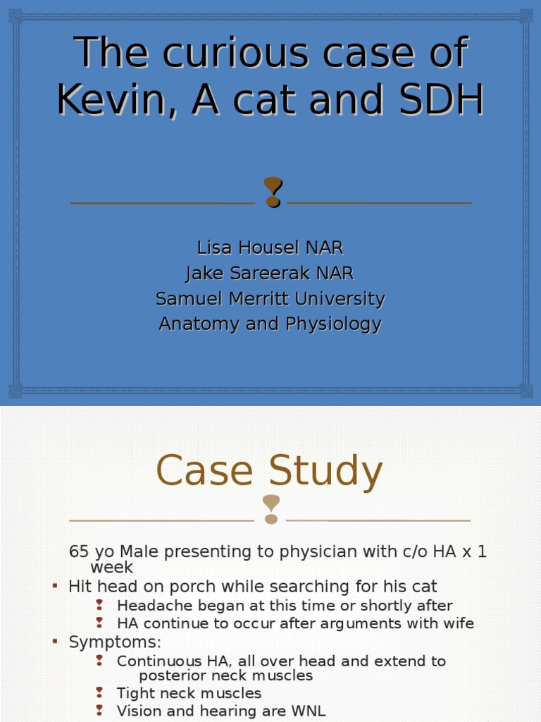 Case Study SDH | PDF | Traumatic Brain Injury | Traumatology