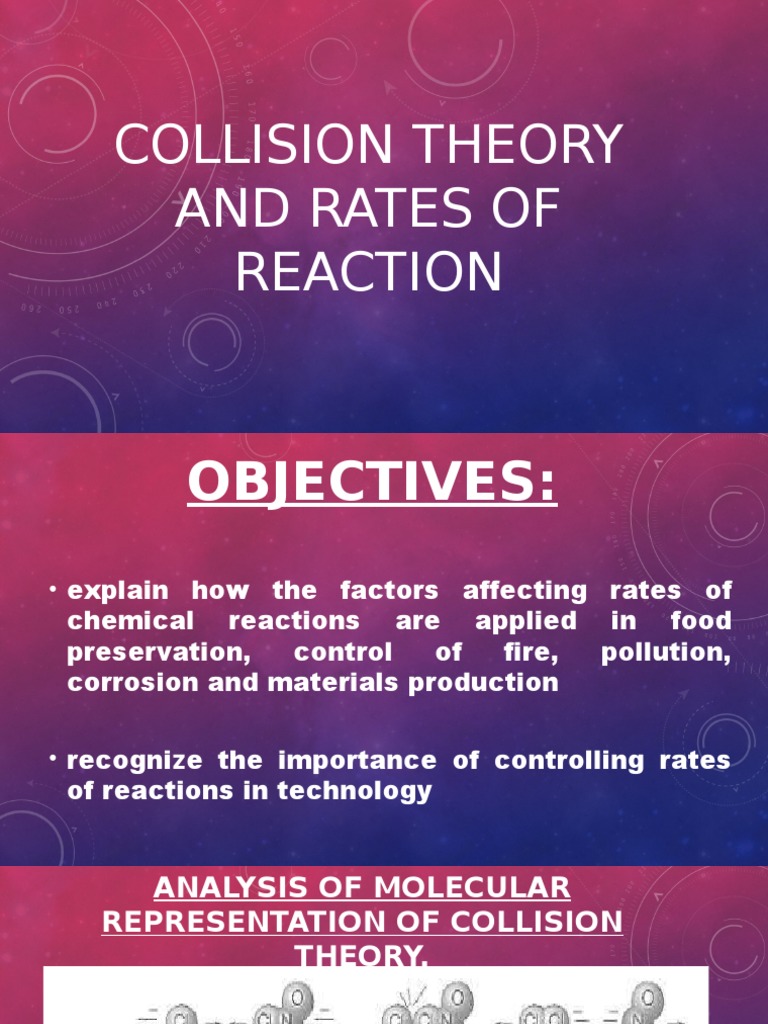 Collision Theory and Rates of Reaction | PDF | Reaction Rate | Chemical ...