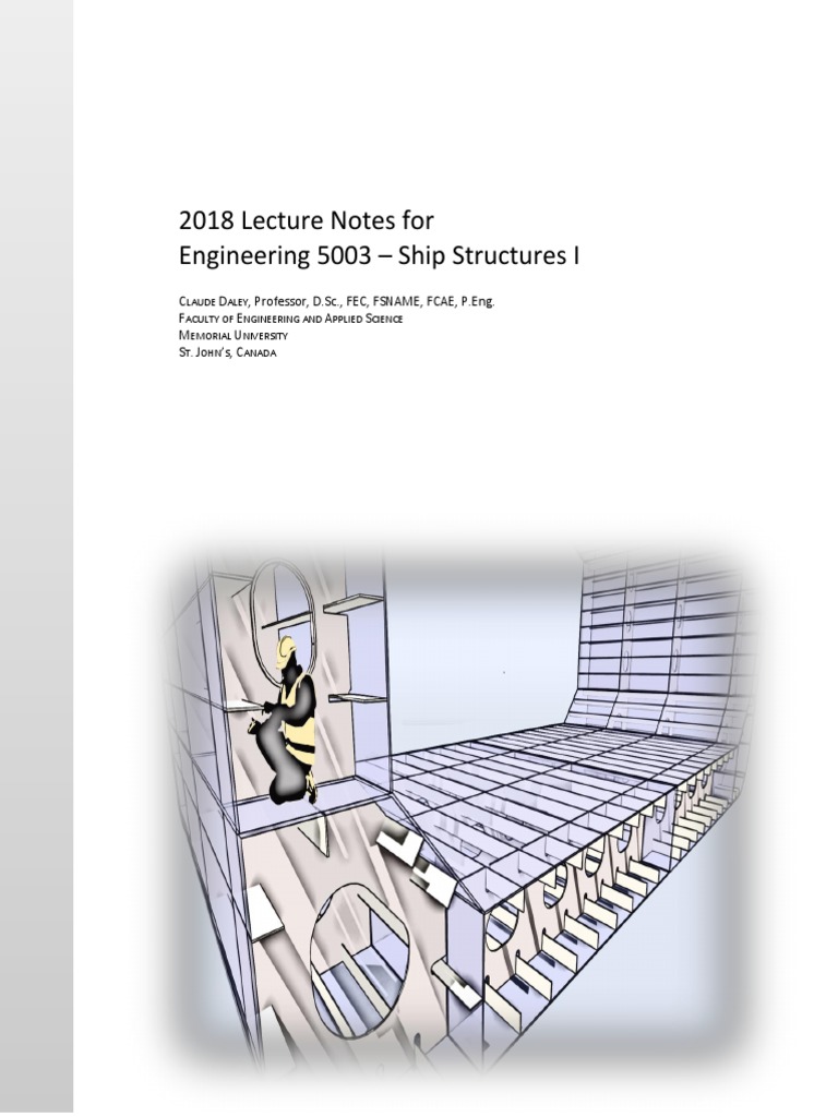 Ship - Structures Notes | PDF | Bending | Ships