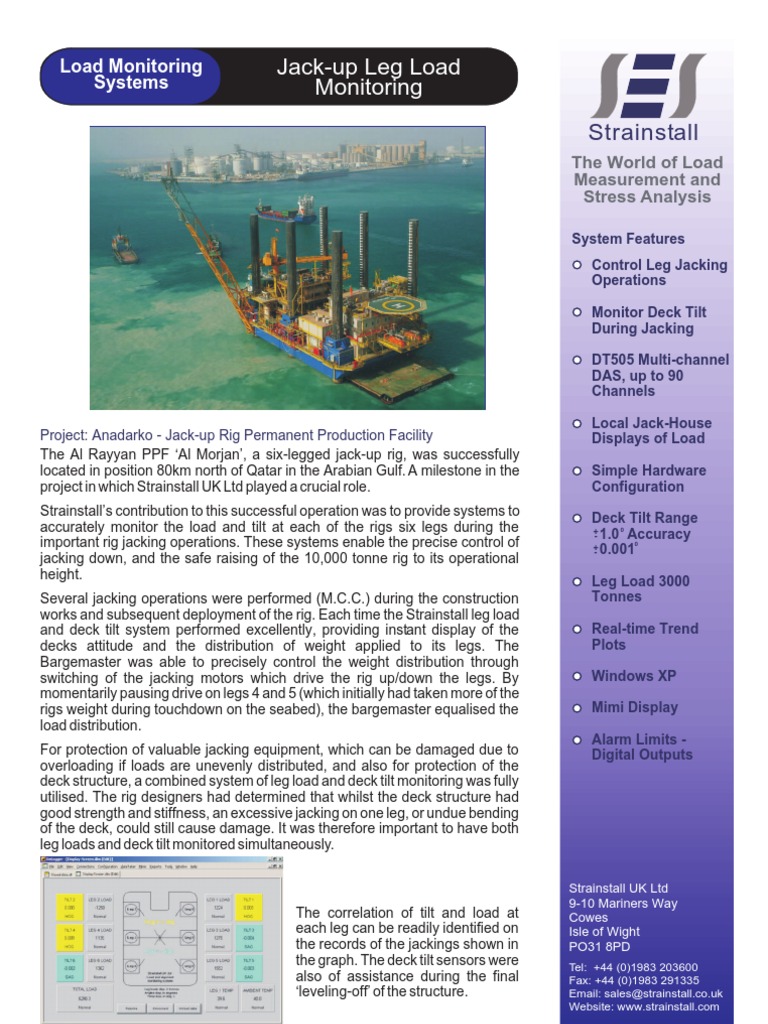 Jack Up Load Process | PDF | Electrical Engineering | Engineering