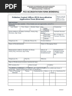 PCO Accreditation Application Form | PDF | Notary Public | Pollution