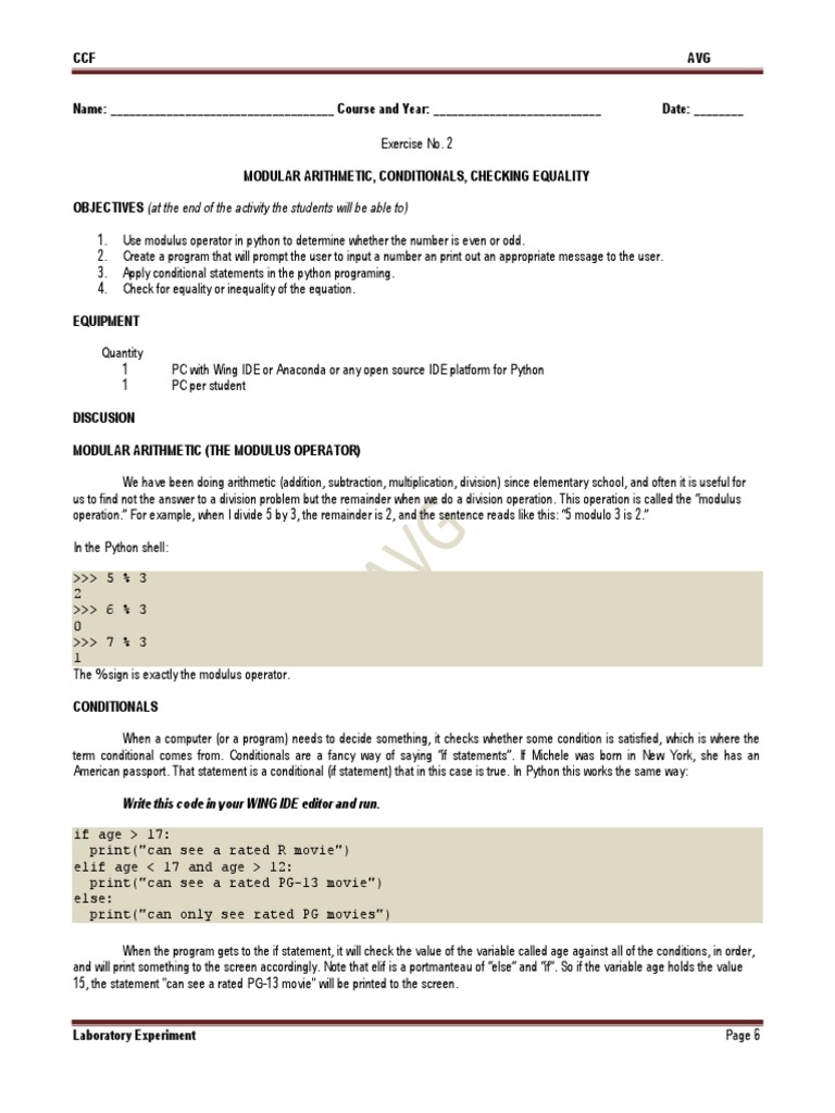 Labexer 2 PDF | PDF | Python (Programming Language) | Computer Programming