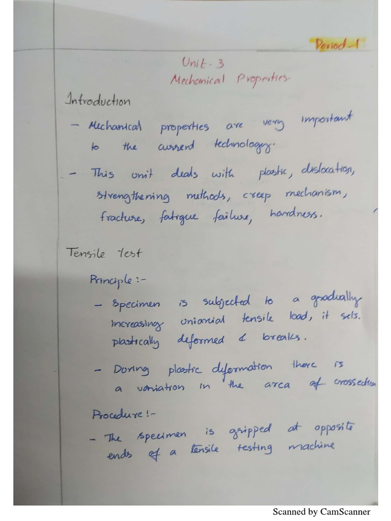 Material Science Unit 3 PDF | PDF