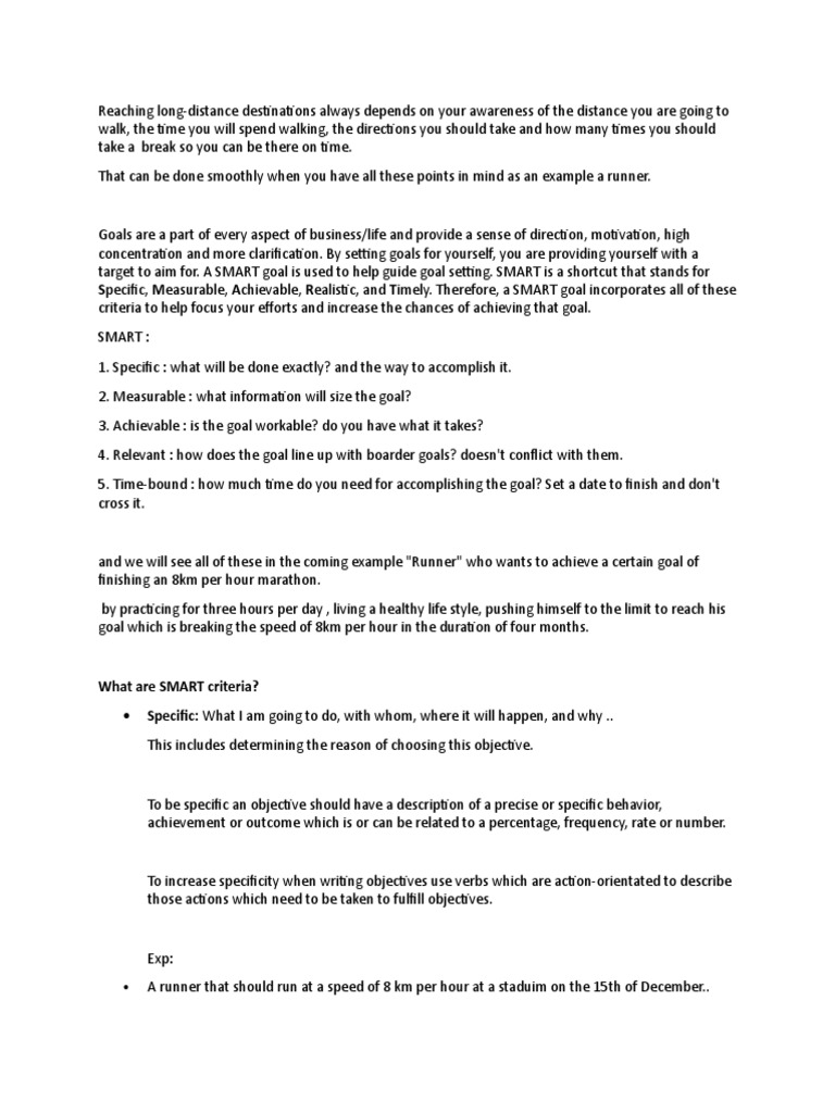 Smart Objective Presentation Pdf Goal Action Philosophy
