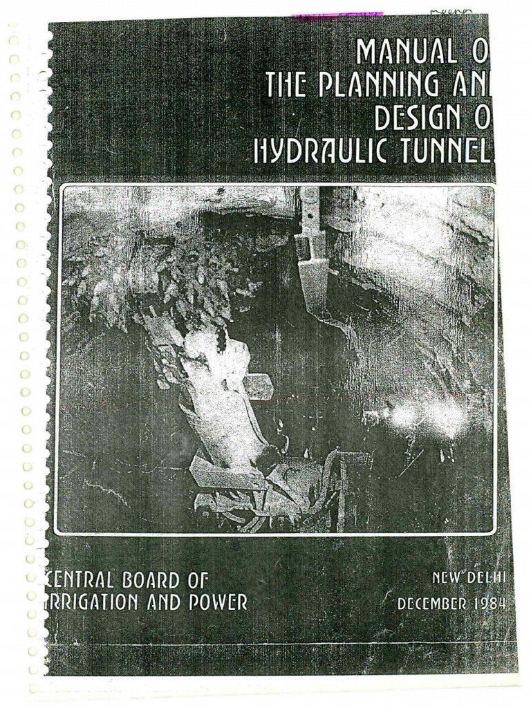 CBIP - Tunnel Manual PDF | PDF | Tunnel | Strength Of Materials