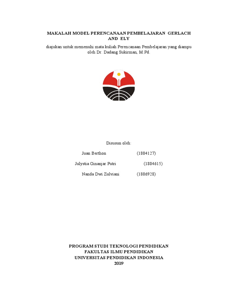 Model Gerlach and Ely | PDF