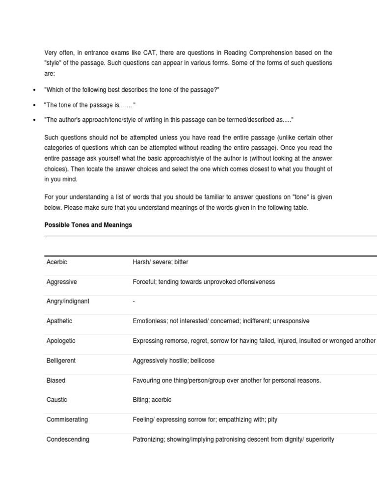 Guidelines For RC Tones PDF | PDF | Metaphysics Of Mind | Psychological Concepts