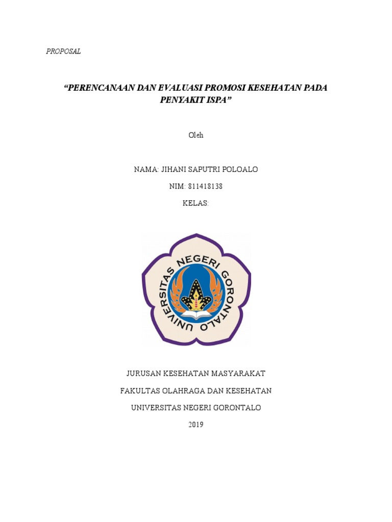 Proposal Jihan Penyakit ISPA - Promkes | PDF