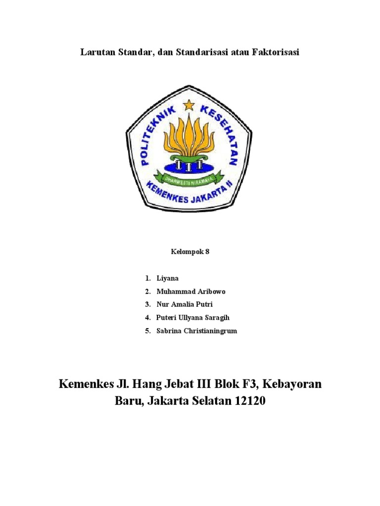 Larutan Standar | PDF