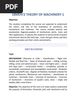Machine Elements - Module 1 PDF | PDF | Machines | Kinematics