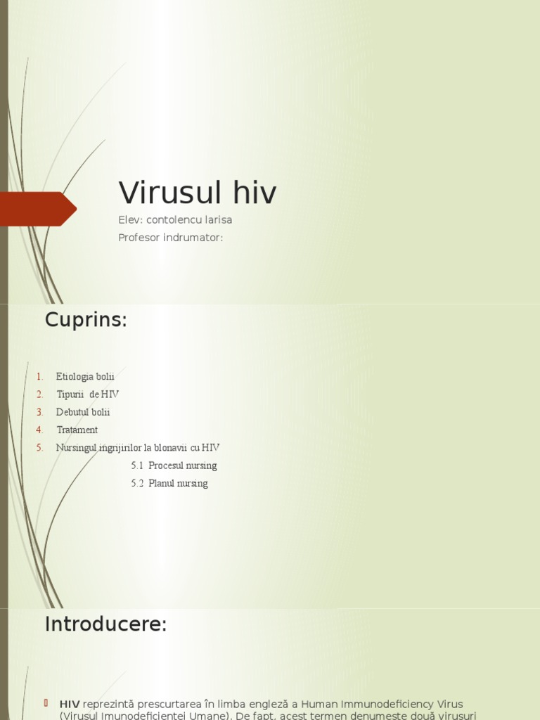 Virusul Hiv | PDF