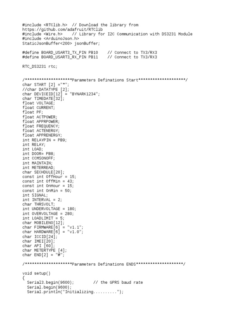 STM32 ESP8266 Code | PDF | Integer (Computer Science) | Relay