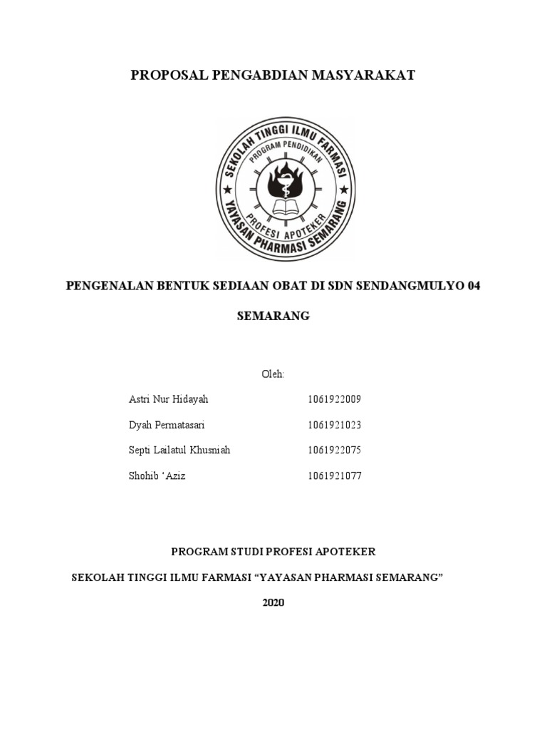 Proposal Pengabdian Masyarakat Kelompok 7 | PDF