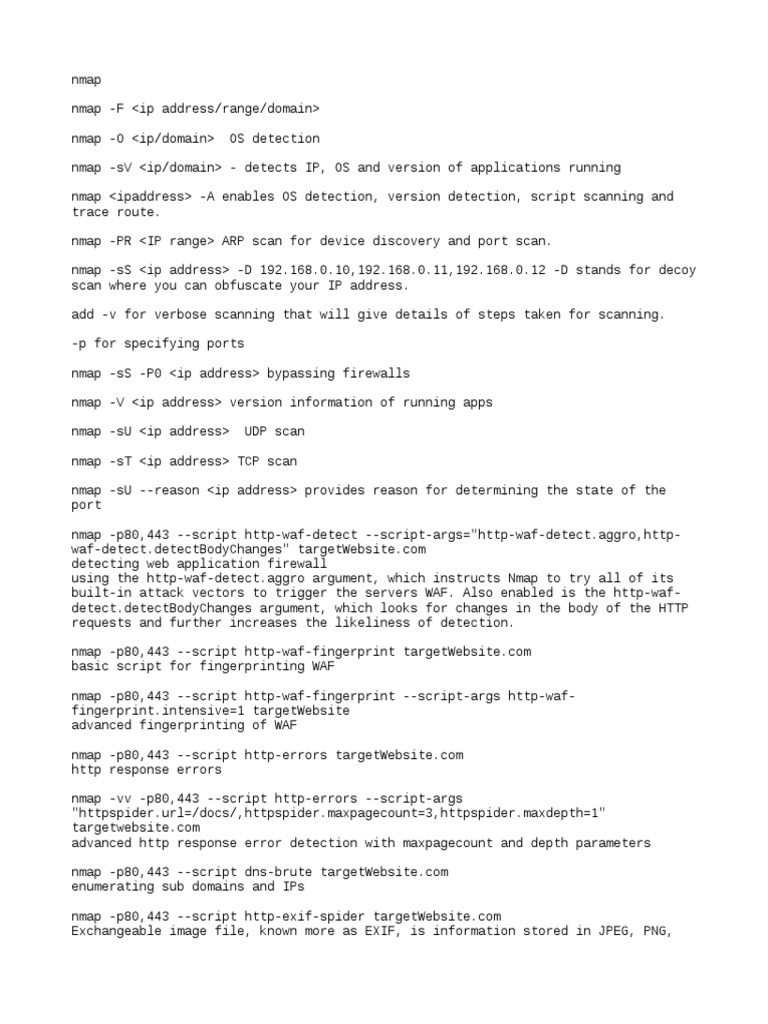 Nmap | PDF | Transport Layer Security | Proxy Server