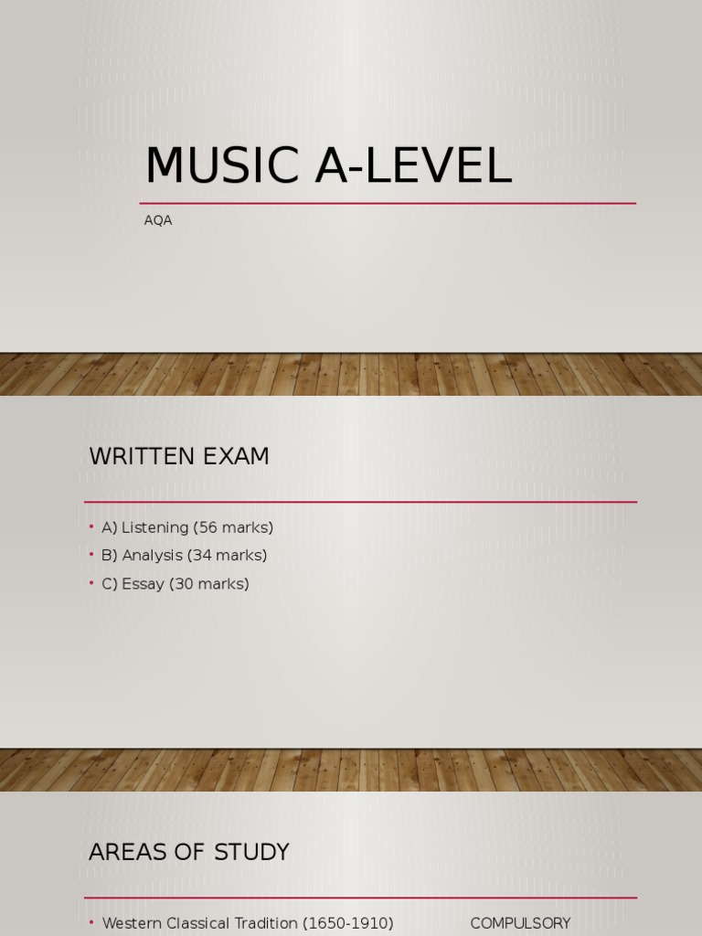 Study Guide For A-Level Music (AQA Specification) | PDF | The Marriage ...