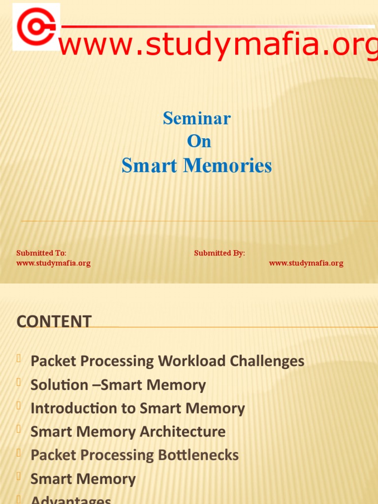 Smart Memory | PDF | Dynamic Random Access Memory | Computer Memory
