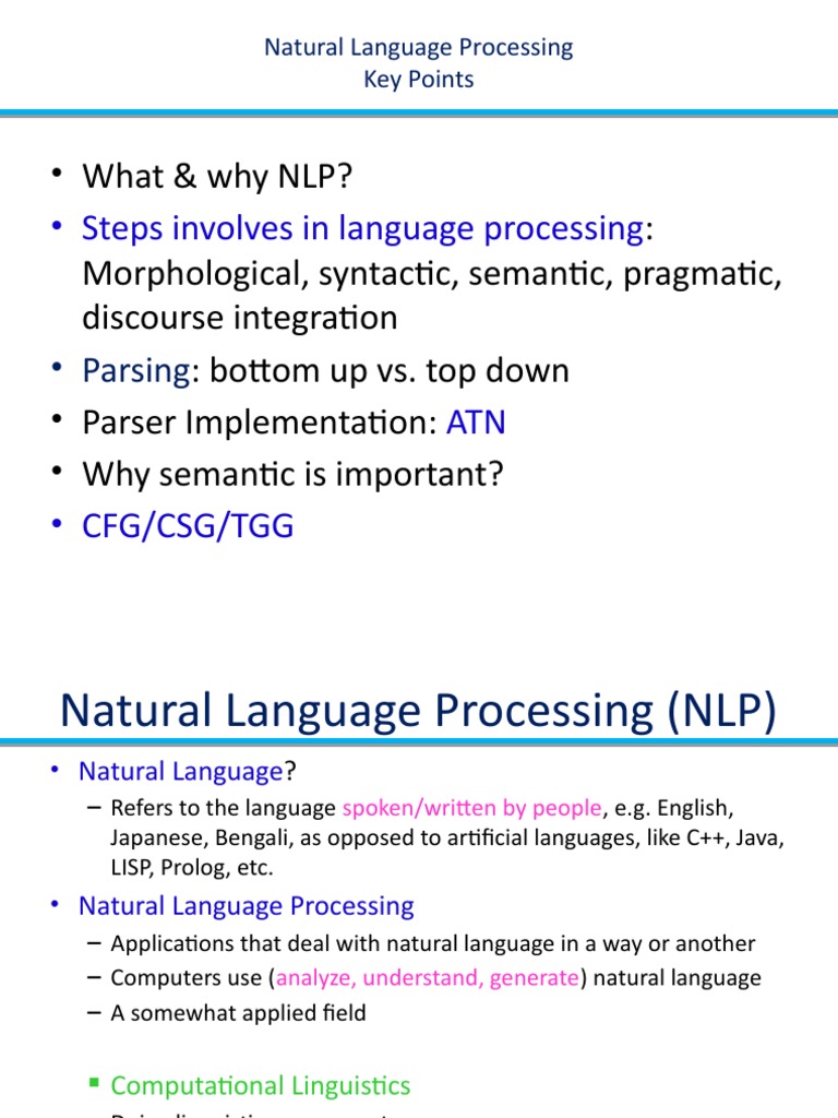 Natural Language Processing | PDF | Phrase | Parsing
