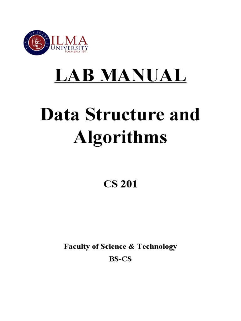 Data Structure and Algorithm (LAB MANUAL) | PDF | Queue (Abstract Data ...