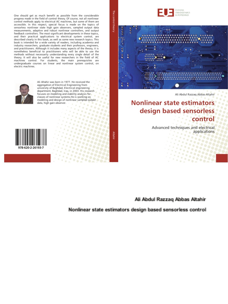 Nonlinear State Estimators Design Based Sensorless Controller Electrical Drives | PDF | Control ...