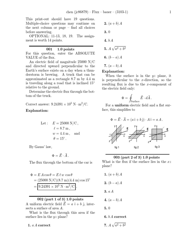 AP Physics E/M Flux Quest | PDF | Flux | Natural Philosophy