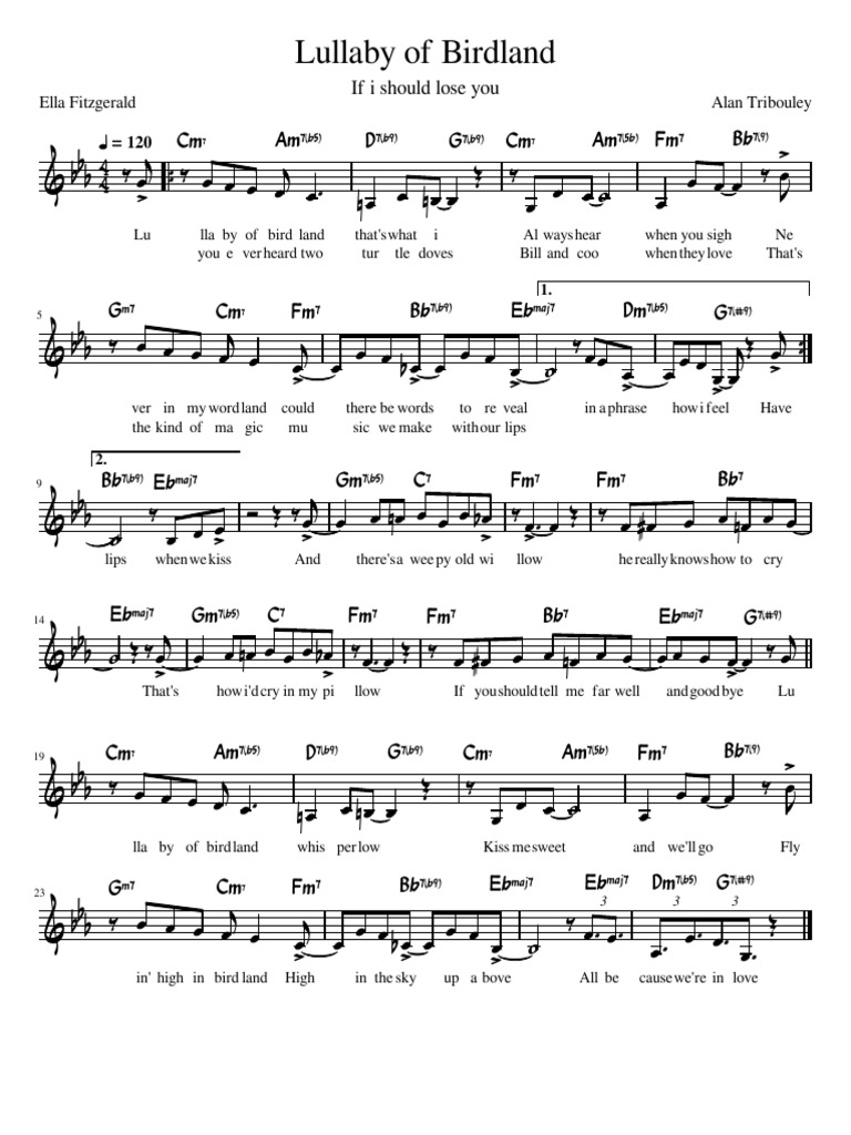Lullaby of Birdland PDF | PDF