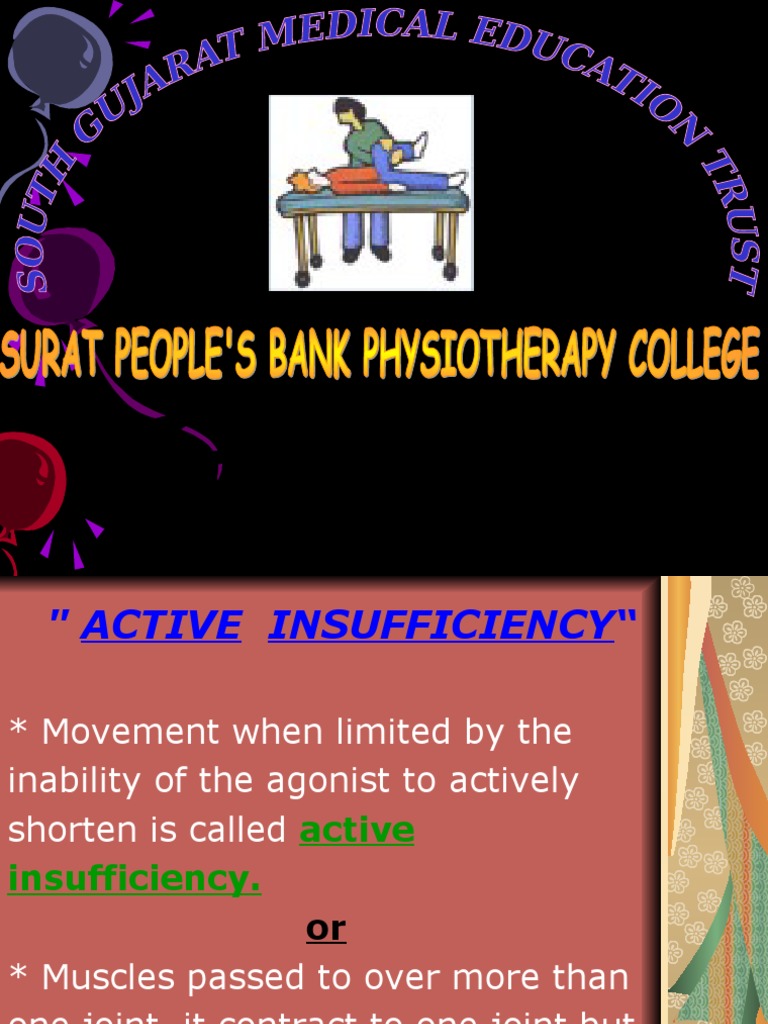 Active Passive Insufficiency | PDF | Finger | Anatomical Terms Of Motion