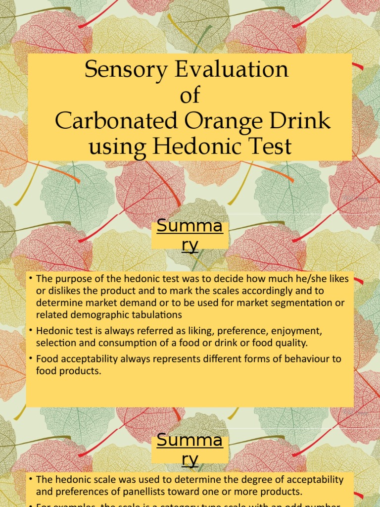 Hedonic Test Orange Juice | PDF | P Value | Analysis Of Variance