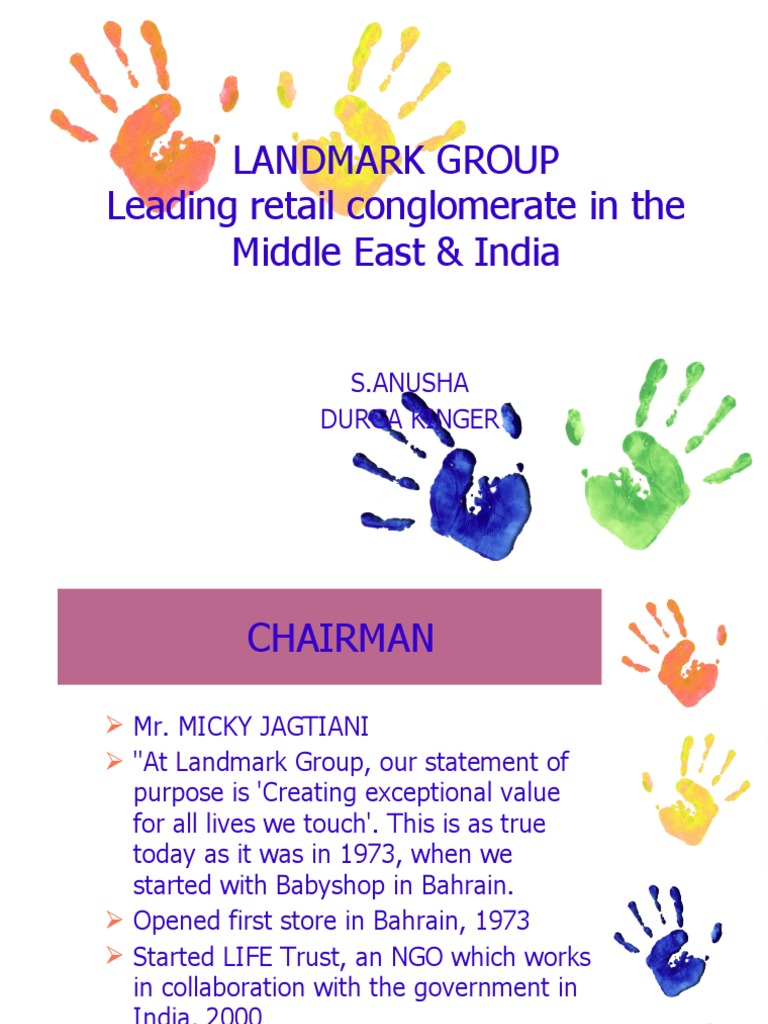 Landmark Group: Retail Conglomerate Overview | PDF | Retail | Brand