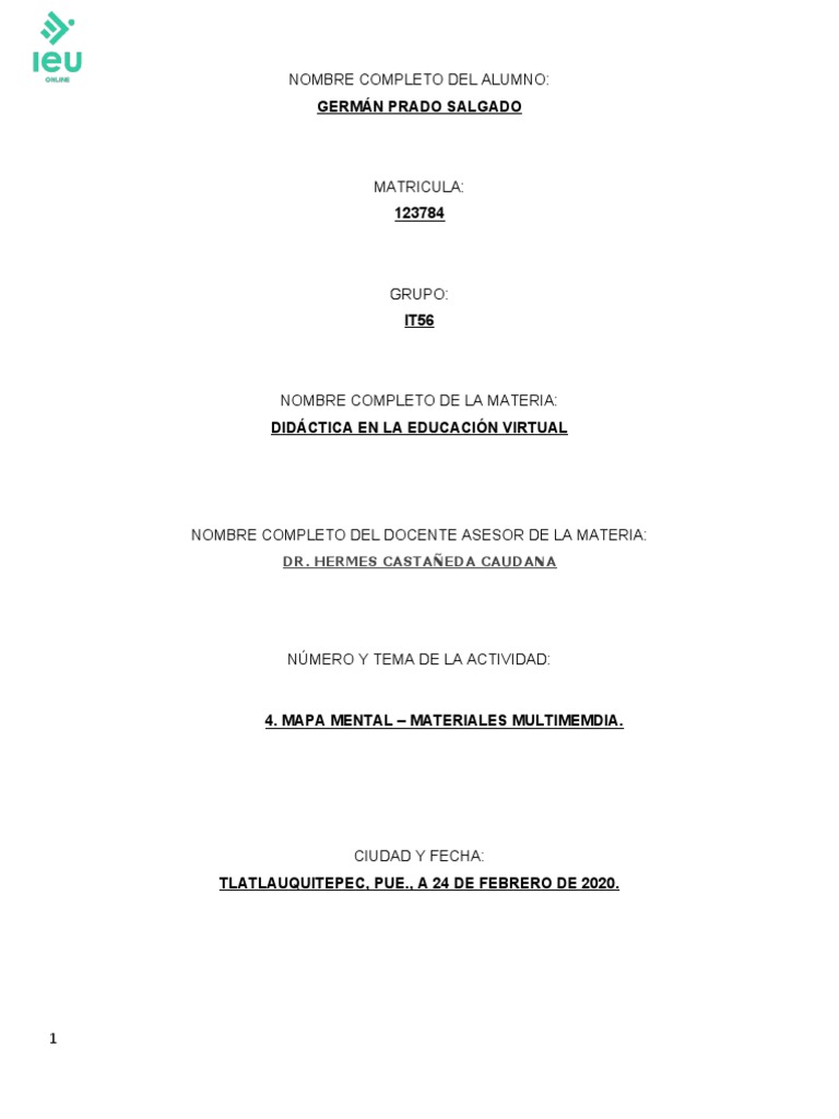 Prado German Act4 | PDF | Maestros | Diseño