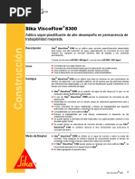 Sika ViscoFlow 20. Ficha Tecnica PDF | PDF | Hormigón | Cemento