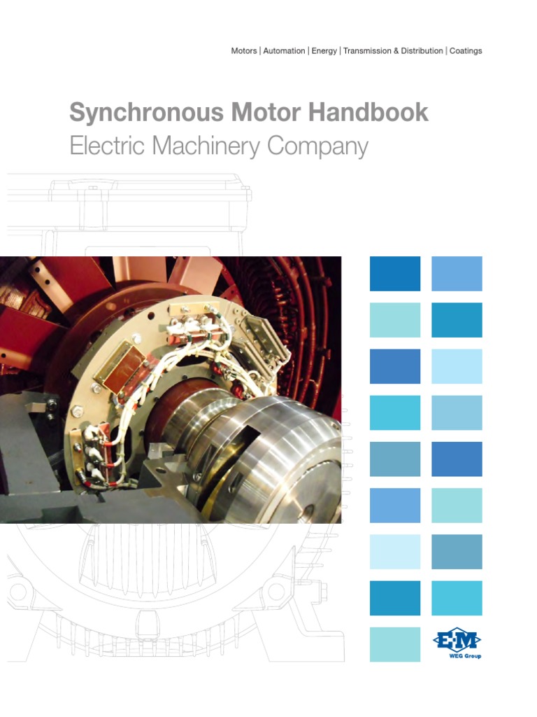 WEG Synchronous Motor Handbook 031.0 Brochure English | PDF | Electric ...