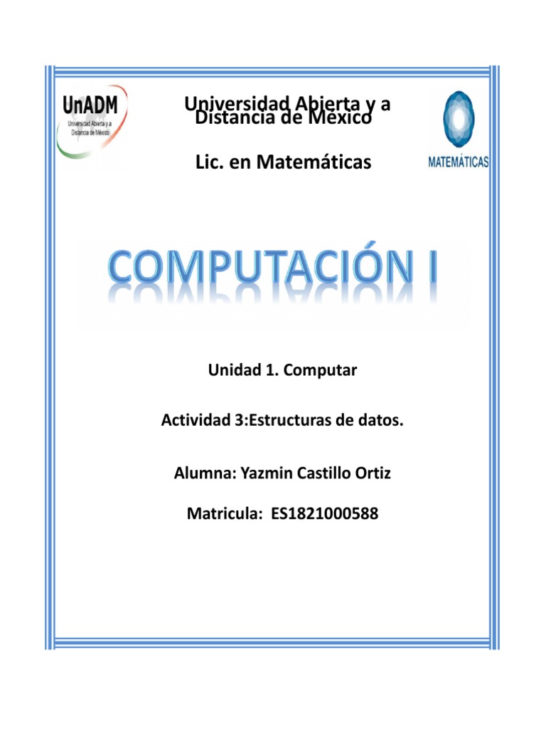 Estructuras De Datos Fundamentales Pdf Poco Cola Tipo De Datos 