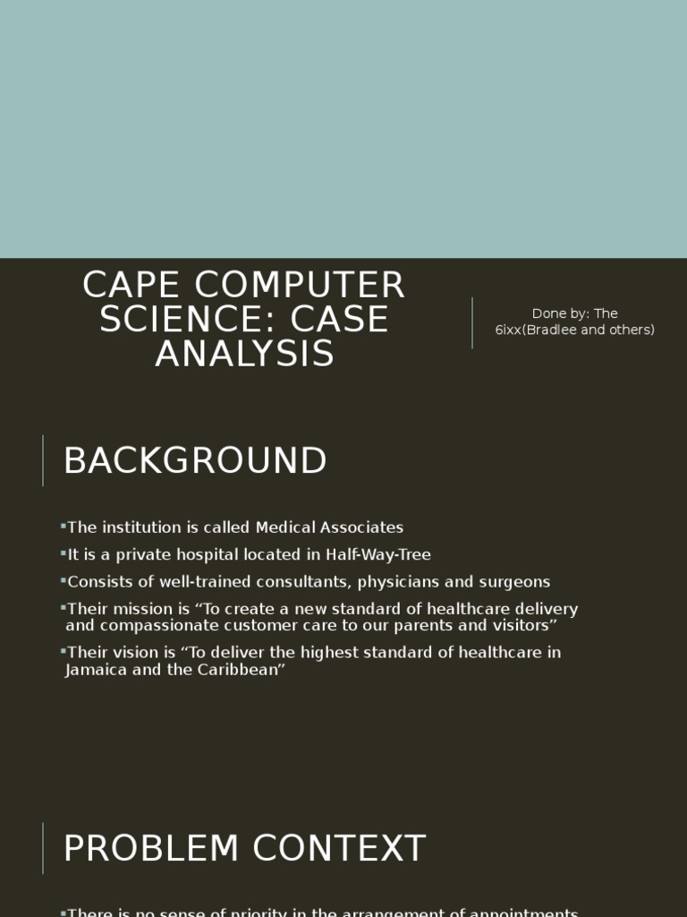 CAPE Computer Science | PDF | Software | Health Care