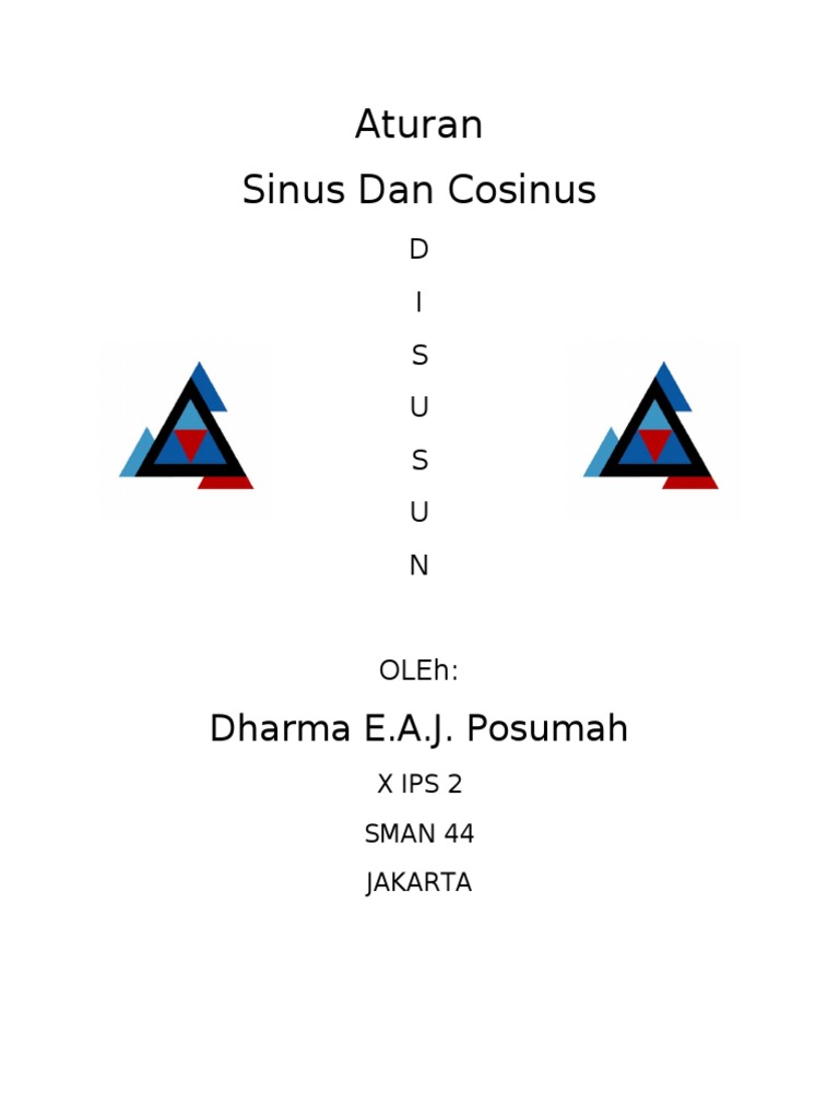 Aturan Sinus Cosinus | PDF | Metode & Bahan Ajar