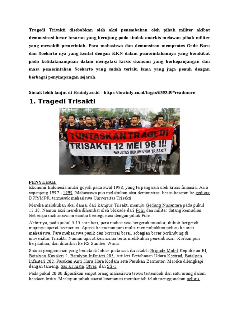 Tragedi Trisakti | PDF