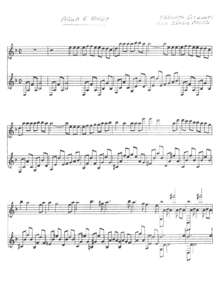 Gismonti Duo Guit Arr Sergio Assad PDF | PDF