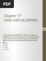 Fans and Blowers: Problem Solutions | PDF | Horsepower | Pressure