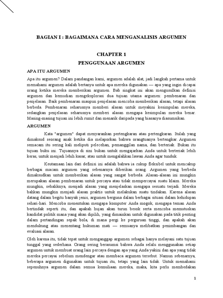 Understanding Arguments | PDF