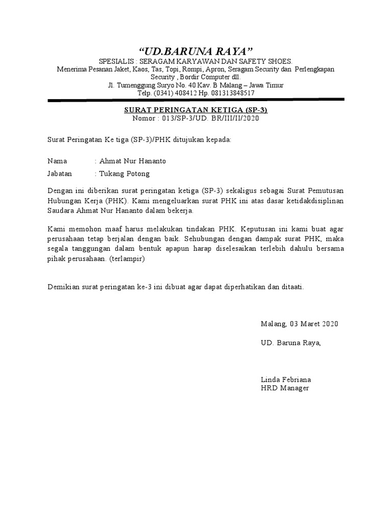 Surat SP-3 Dan Penagihan | PDF