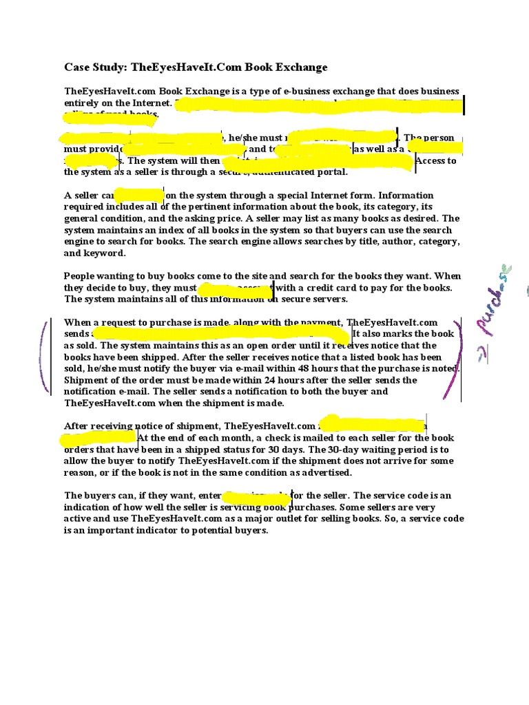 Case Study - Eyes Have It | PDF | Sales | Internet